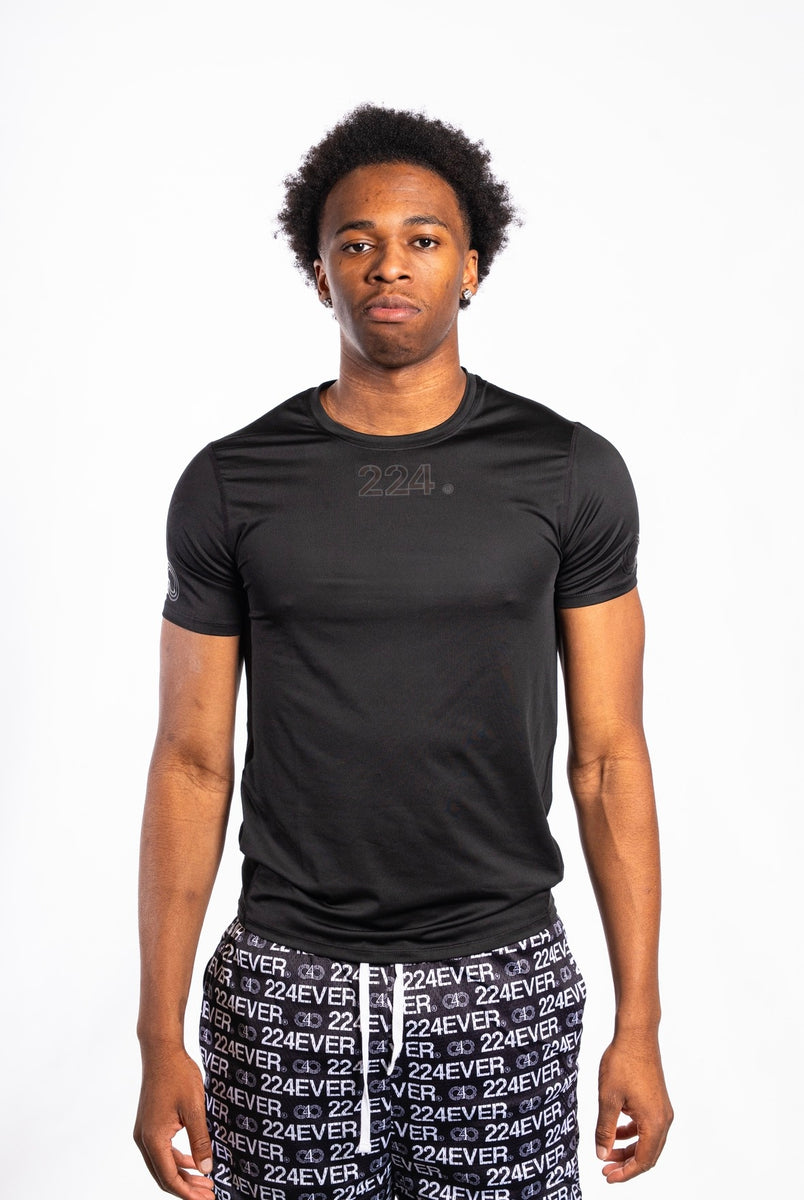 224 ‘TRIPLE’ BLACK COMPRESSION SHIRT – 224EVER.CO