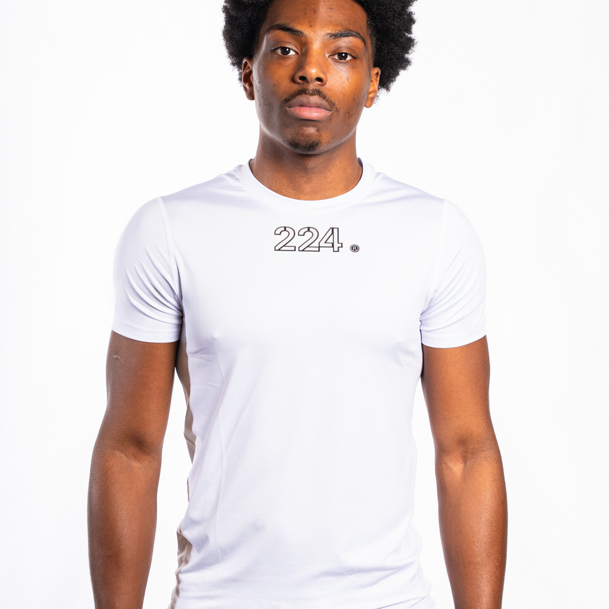 224 ‘OG’ WHITE COMPRESSION SHIRT – 2DAY 2MORROW 4EVER
